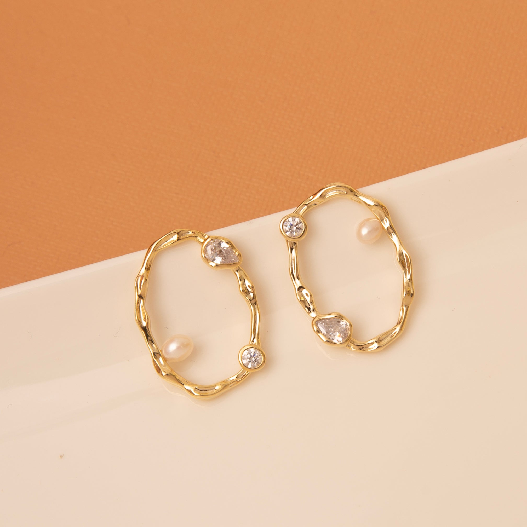 Milky Infinity Stud earrings – Kraft Smiths